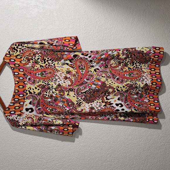 Candie's | Dresses | Candies Retro Paisley Print Midi Dress Sz M | Poshmark
